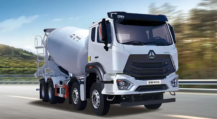 Howo NX 8×4 Mixer Truck - howo concrete mixer truck - Sinotruk