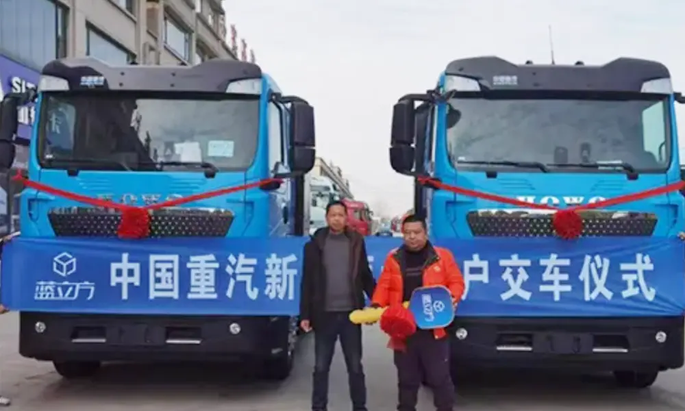 Sinotruk Howo Pure Electric Trucks Delivered In Batches, Supporting ...